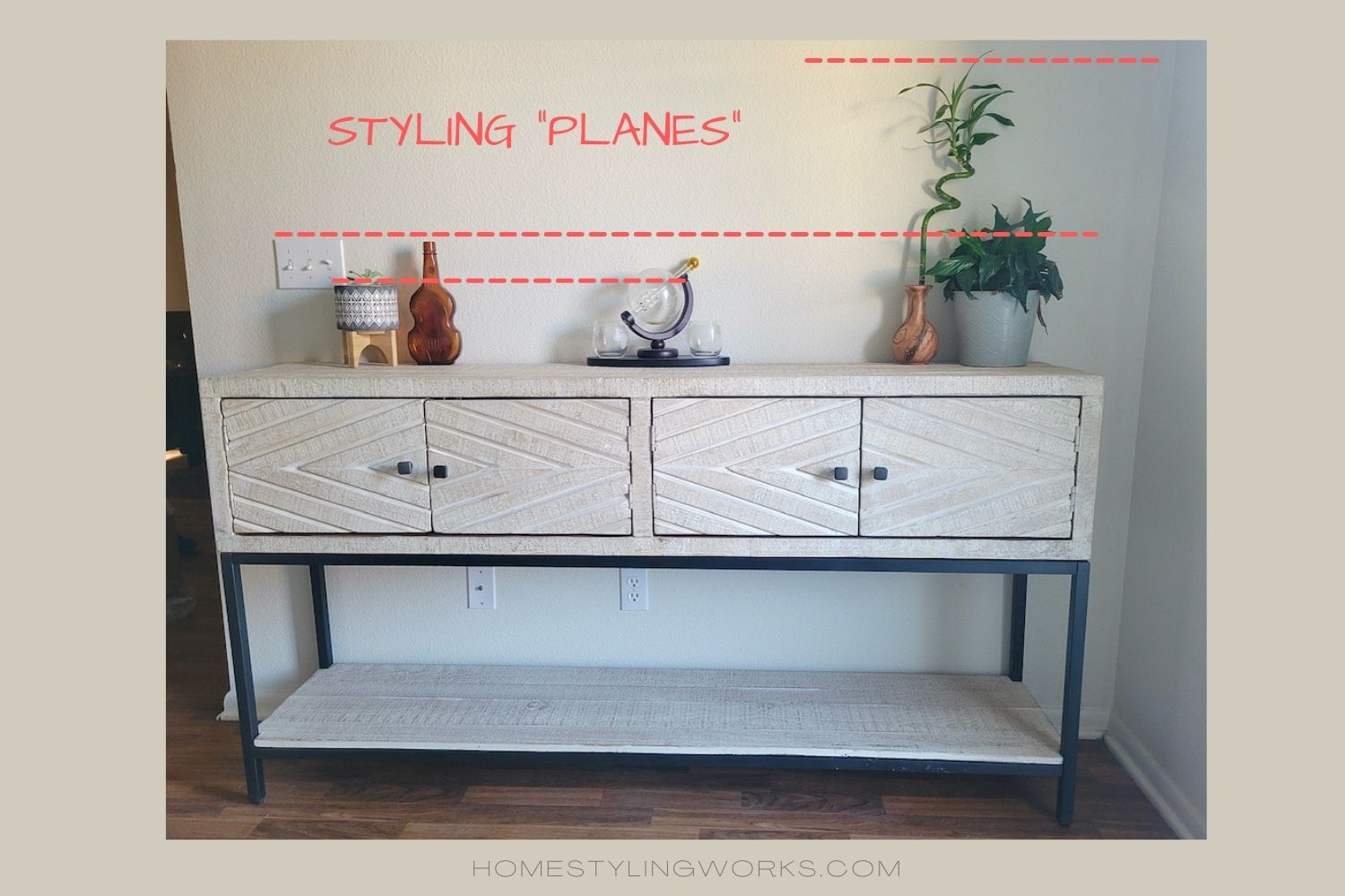 HOW TO BEAUTIFULLY STYLE A CONSOLE TABLE - Home Styling Works